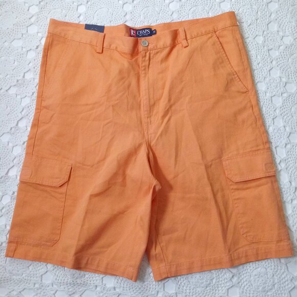 Chaps | Shorts | New Chaps Cargo Shorts Orange 0 Cotton High Rise ...